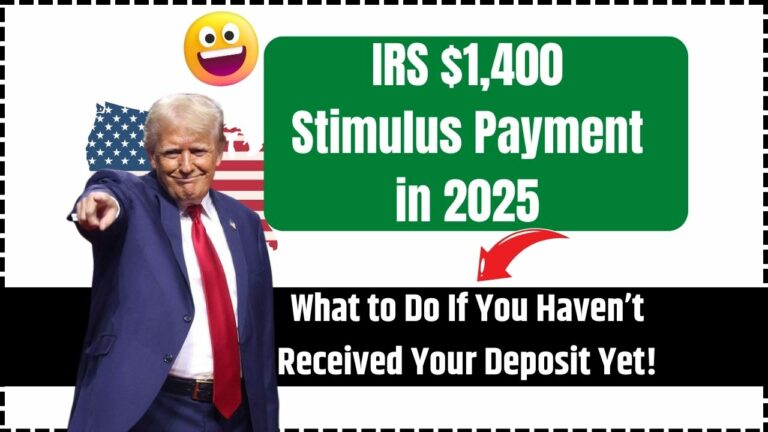 IRS $1,400 Stimulus Payment in 2025: What to Do If You Still Haven’t ...
